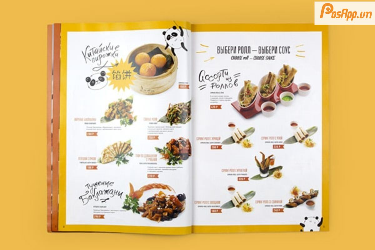 100 Mẫu menu quán ăn, nhà hàng, quán nhậu đẹp nhất năm 2023