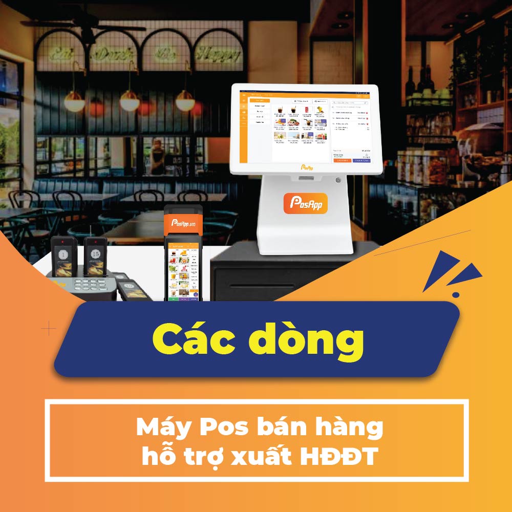 Top 07 máy Pos bán hàng hỗ trợ xuất hóa đơn điện tử uy tín