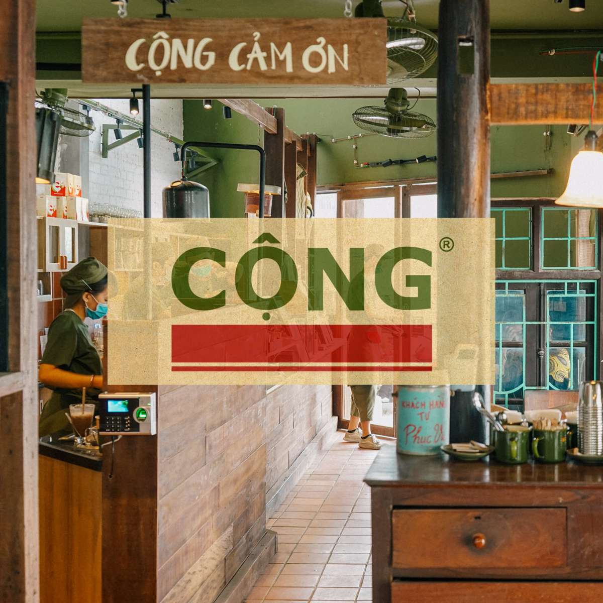 Cộng Cafe tin dùng phần mềm bán hàng PosApp và thiết bị PAC2