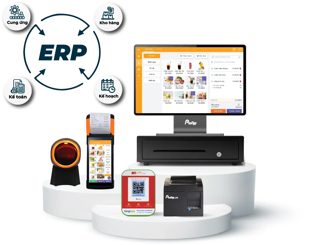 Hệ thống POS bán hàng tích hợp ERP tối ưu cho cửa hàng